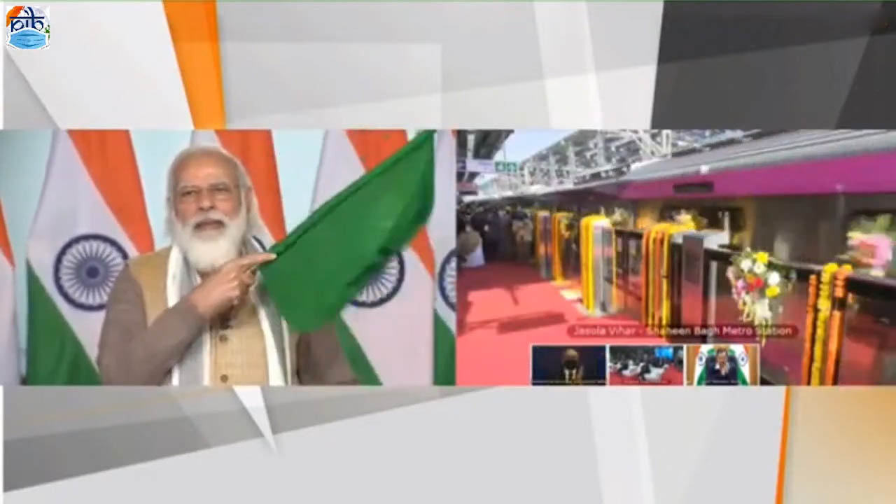 PM inaugurates India’s first-ever driverless train operations ...