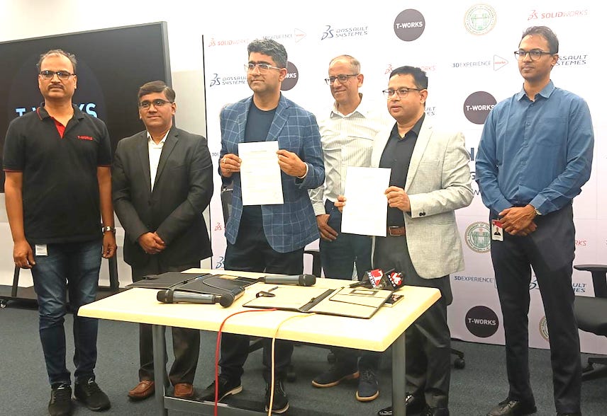 Dassault Systèmes signs MoU with T-Works to set up Startup Center of ...