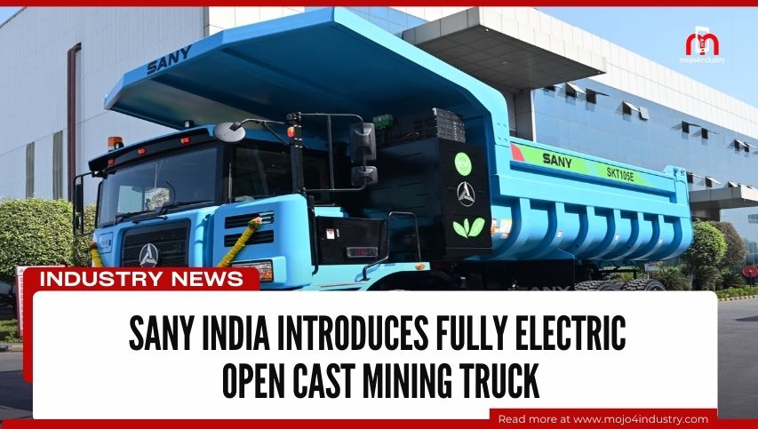 Sany India Introduces Fully Electric Open Cast Mining Truck | industry ...