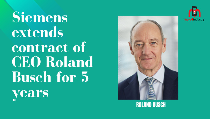 Siemens extends contract of CEO Roland Busch for 5 years | industry ...